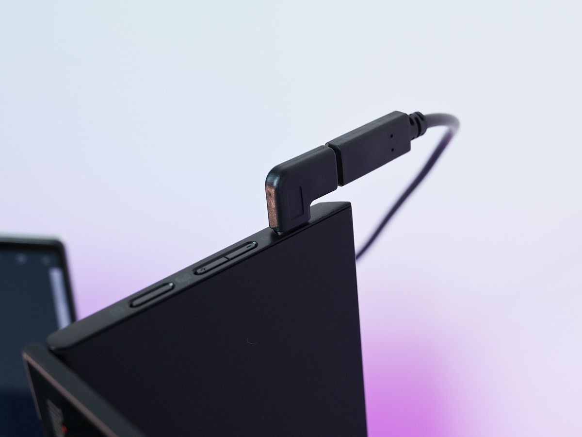 Lenovo ThinkVision M14t review: An ultra-light portable display now ...