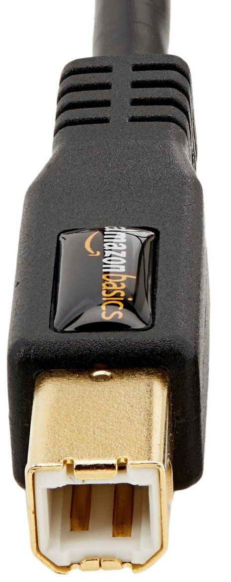 These are the cables needed to connect your printer to your PC ...