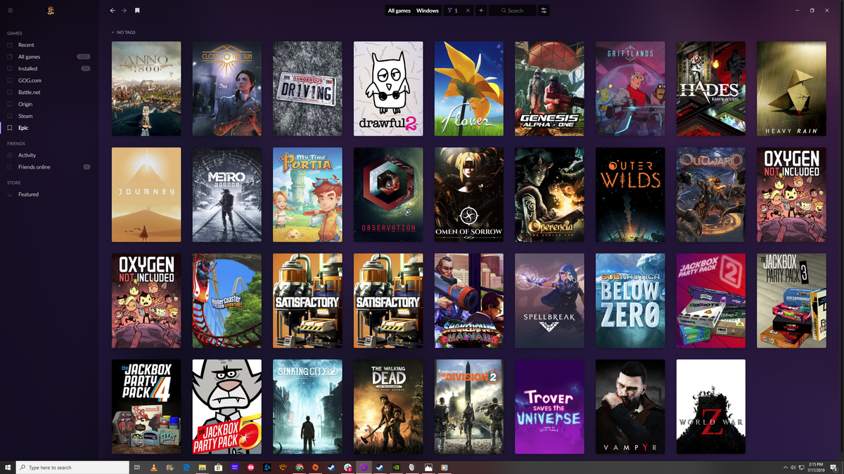 There are over 100 games on the Epic Store and there's still no way to ...