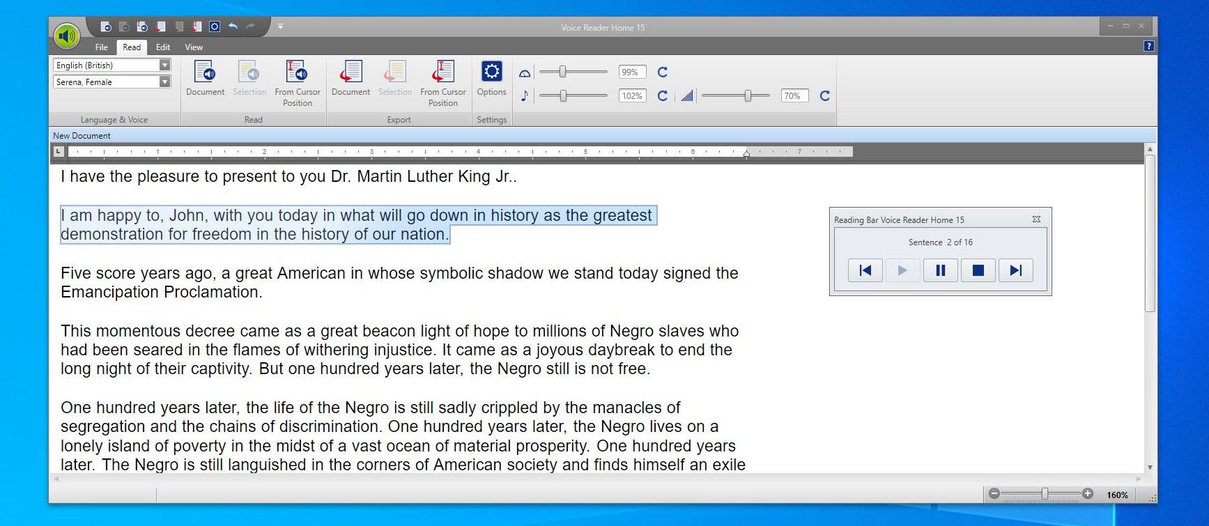 Voice Reader Home 15 review | TechRadar