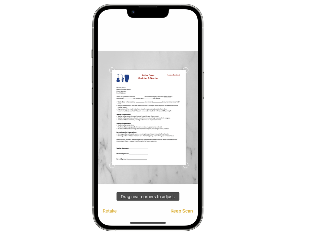 How to scan a document with an iPhone | TechRadar