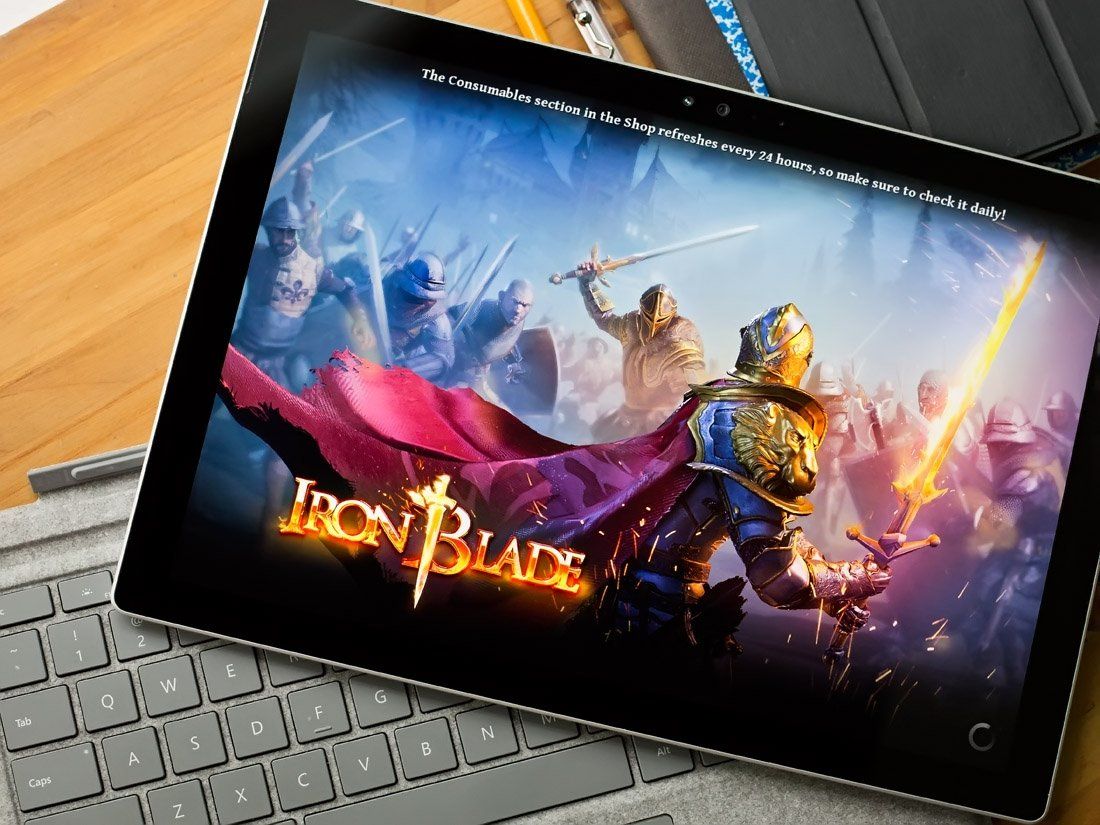 Your sword is all that stands between the world and evil in Iron Blade ...