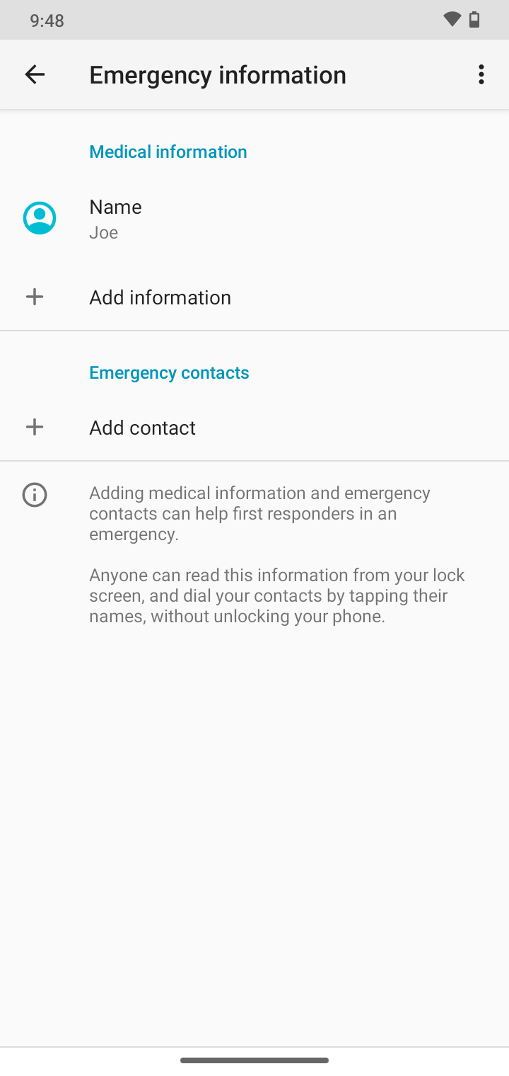 How to add emergency information to your Android phone | Android Central