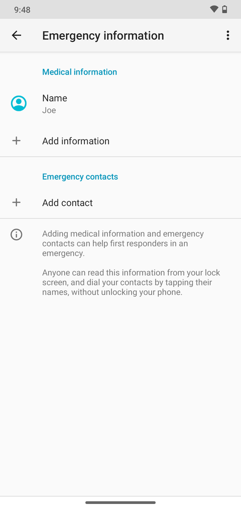How to add emergency information to your Android phone | Android Central