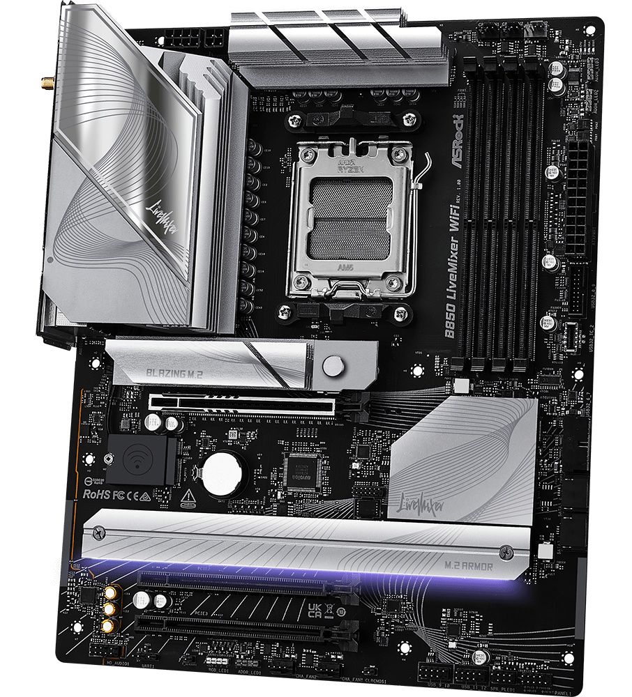 ASRock B850 Livemixer WiFi motherboard review: a budget playground for ...
