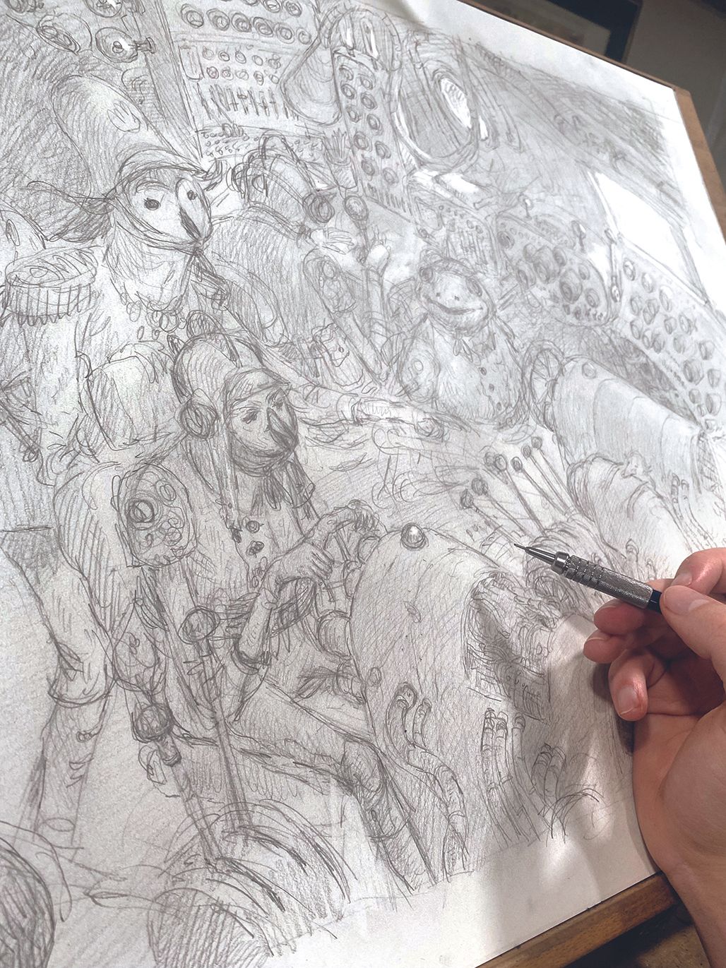 How to draw a scene in graphite | Creative Bloq