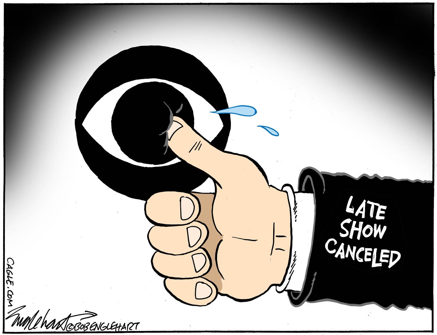 5 low ratings cartoons about the Late Show cancellation | The Week
