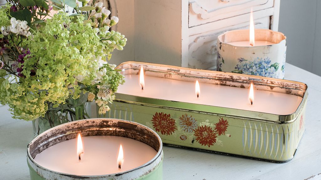 Homemade candles: how to turn your tins into gorgeous decorations ...