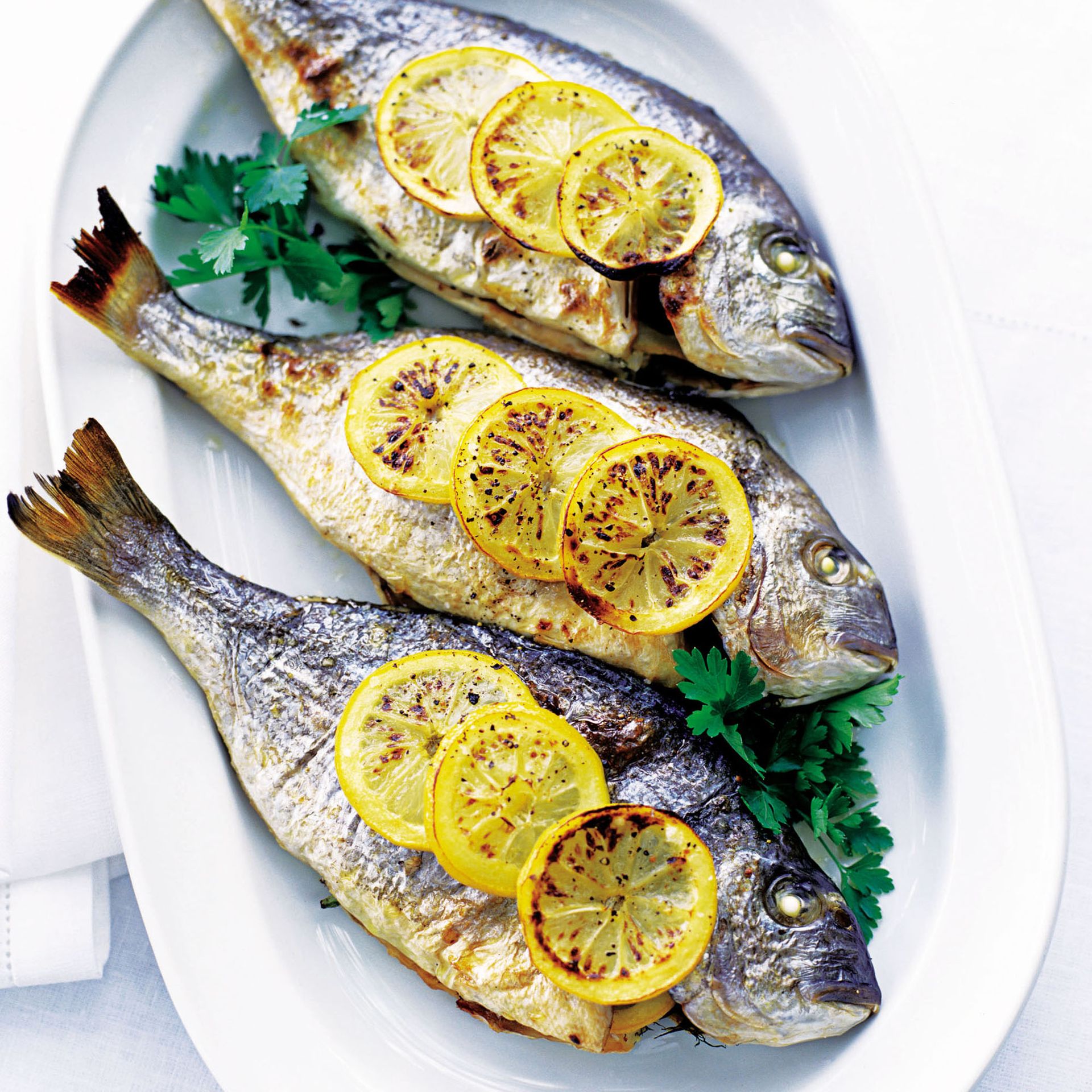 Baked Sea Bream with Lemon and Parsley | Dinner Recipes | Woman & Home