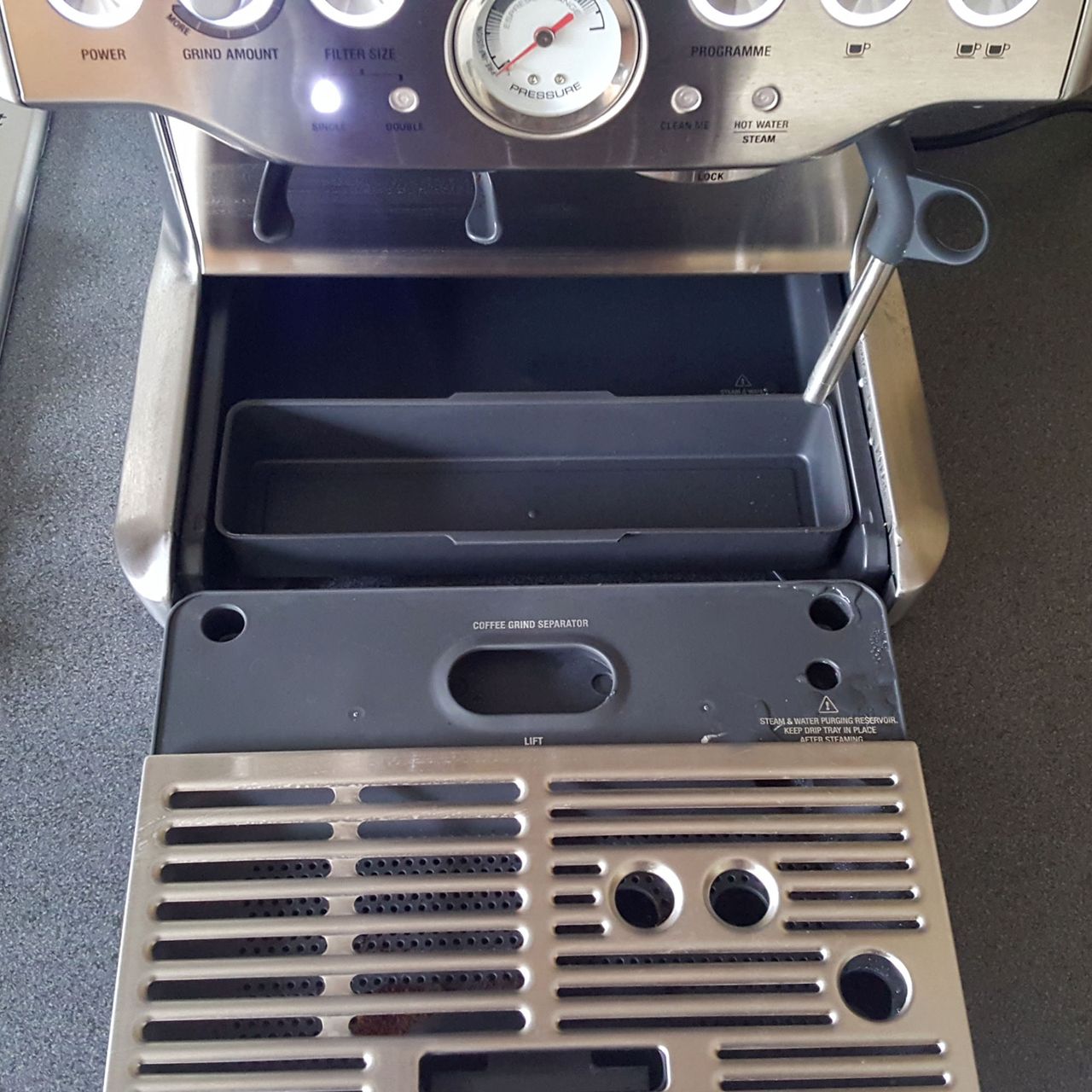 Sage The Barista Express BES875UK Espresso Coffee Machine review ...