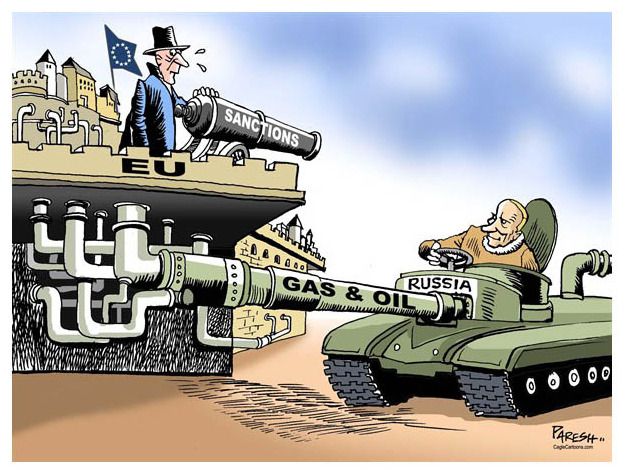 Political Cartoon Russia Sanctions The Week