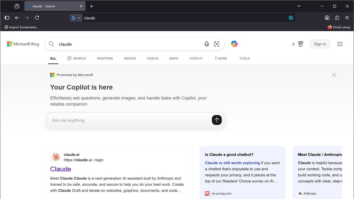 Bing's latest 'just doing Bing things': Searching for certain AI models ...