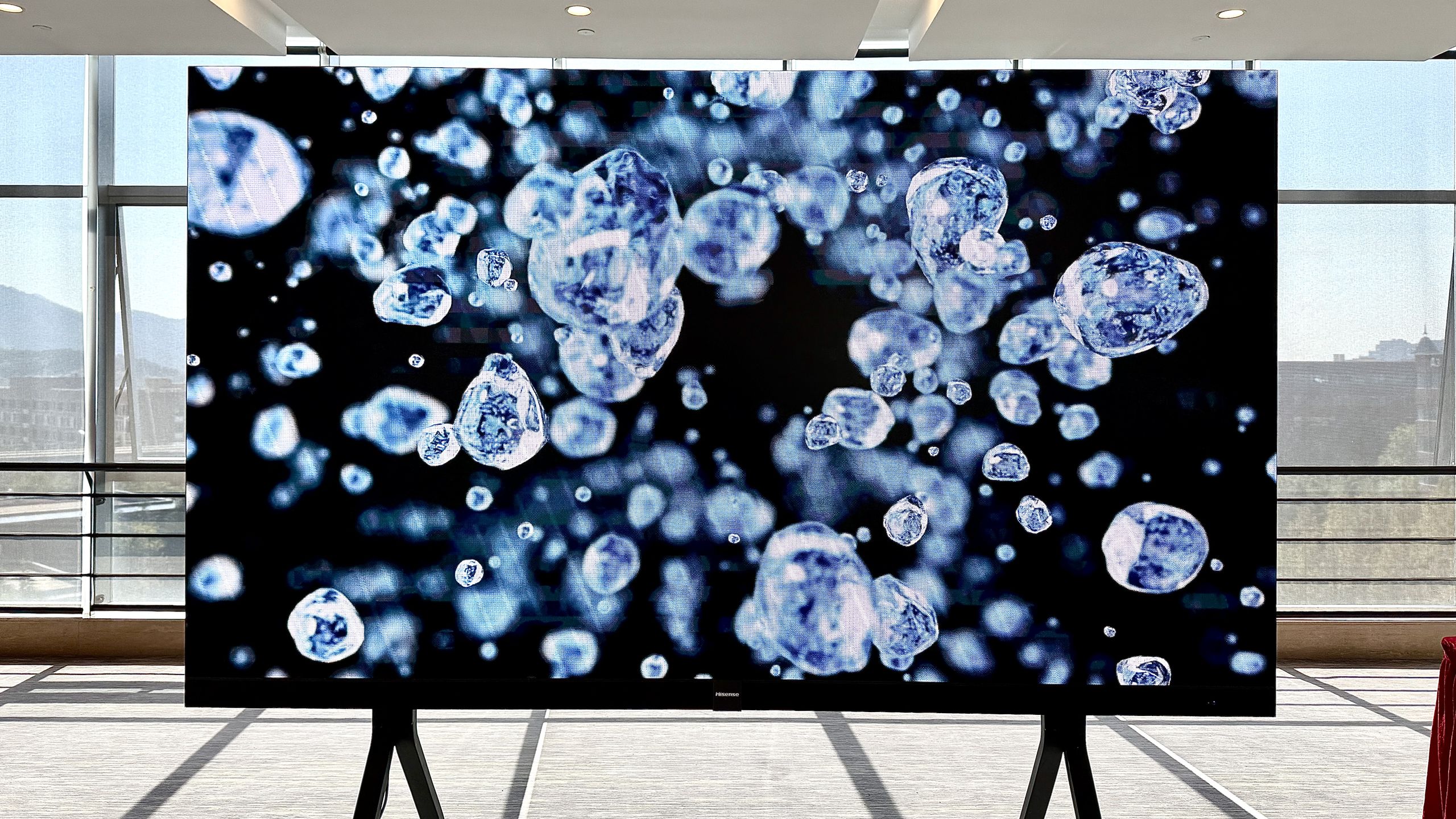 I'm the first to see Hisense's 'consumer ready' 136-inch MicroLED TV up ...