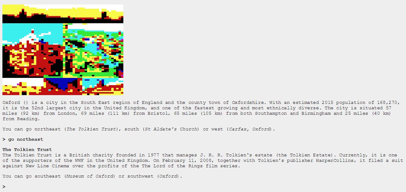 Tour the world in Wikipedia: The Text Adventure | PC Gamer