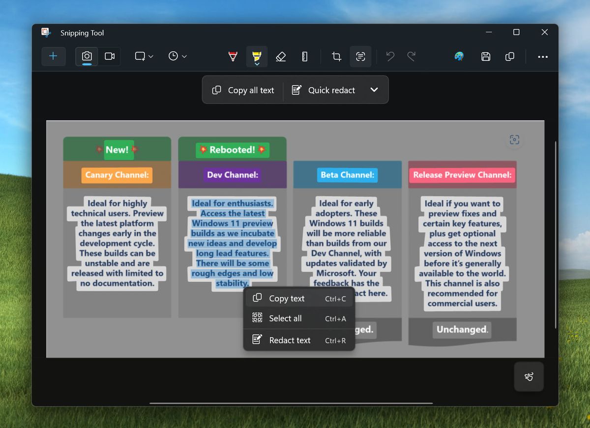 Microsoft is bringing 'OCR' text recognition to Windows 11's Snipping ...