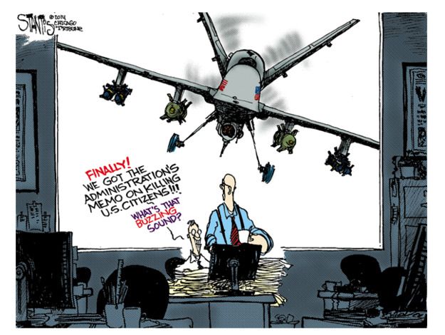 Political cartoon government drones | The Week