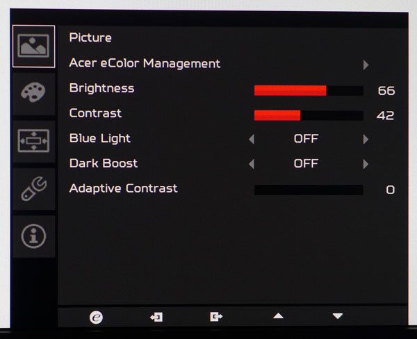 Acer Predator XB271HK OSD Setup And Calibration