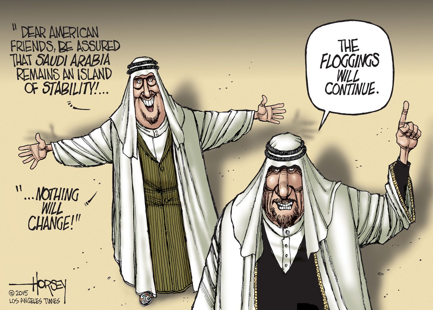 Political cartoon world Saudi Arabia | The Week