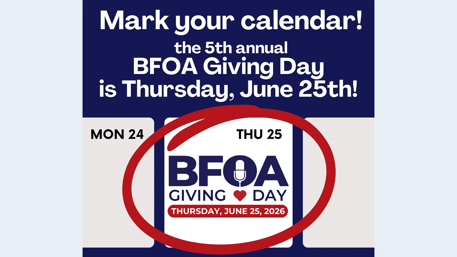 BFOA Launches 5th Annual Giving Day | TV Tech