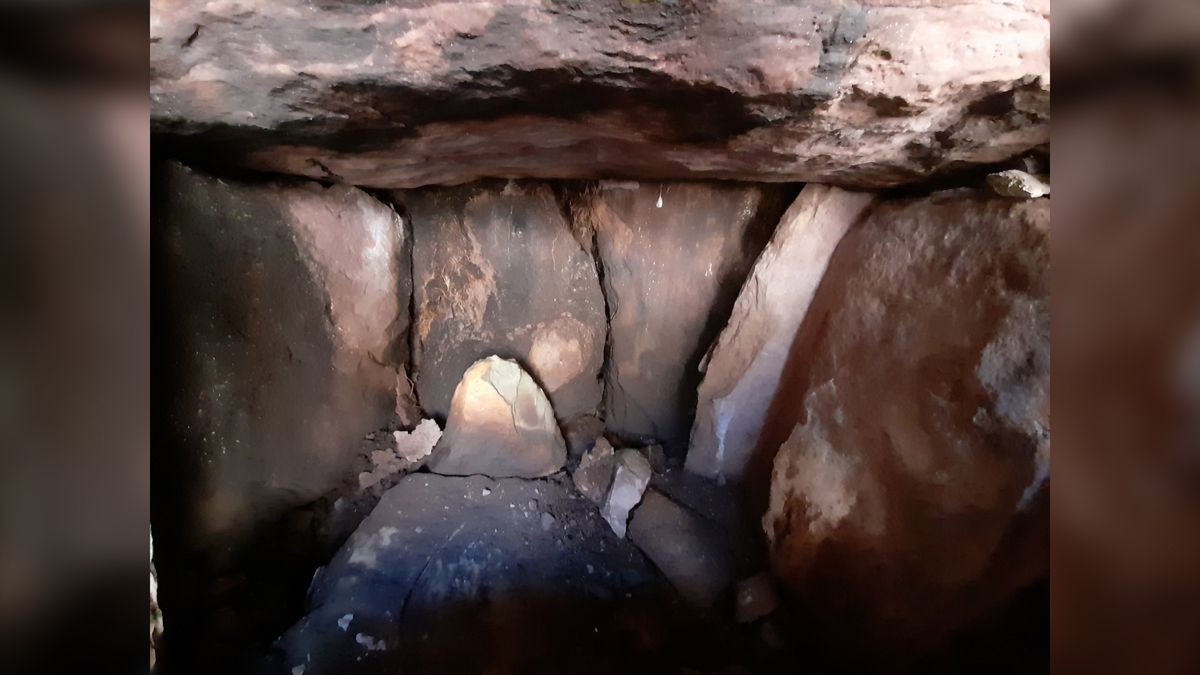 'Untouched' Bronze Age tomb containing human remains and a mysterious ...