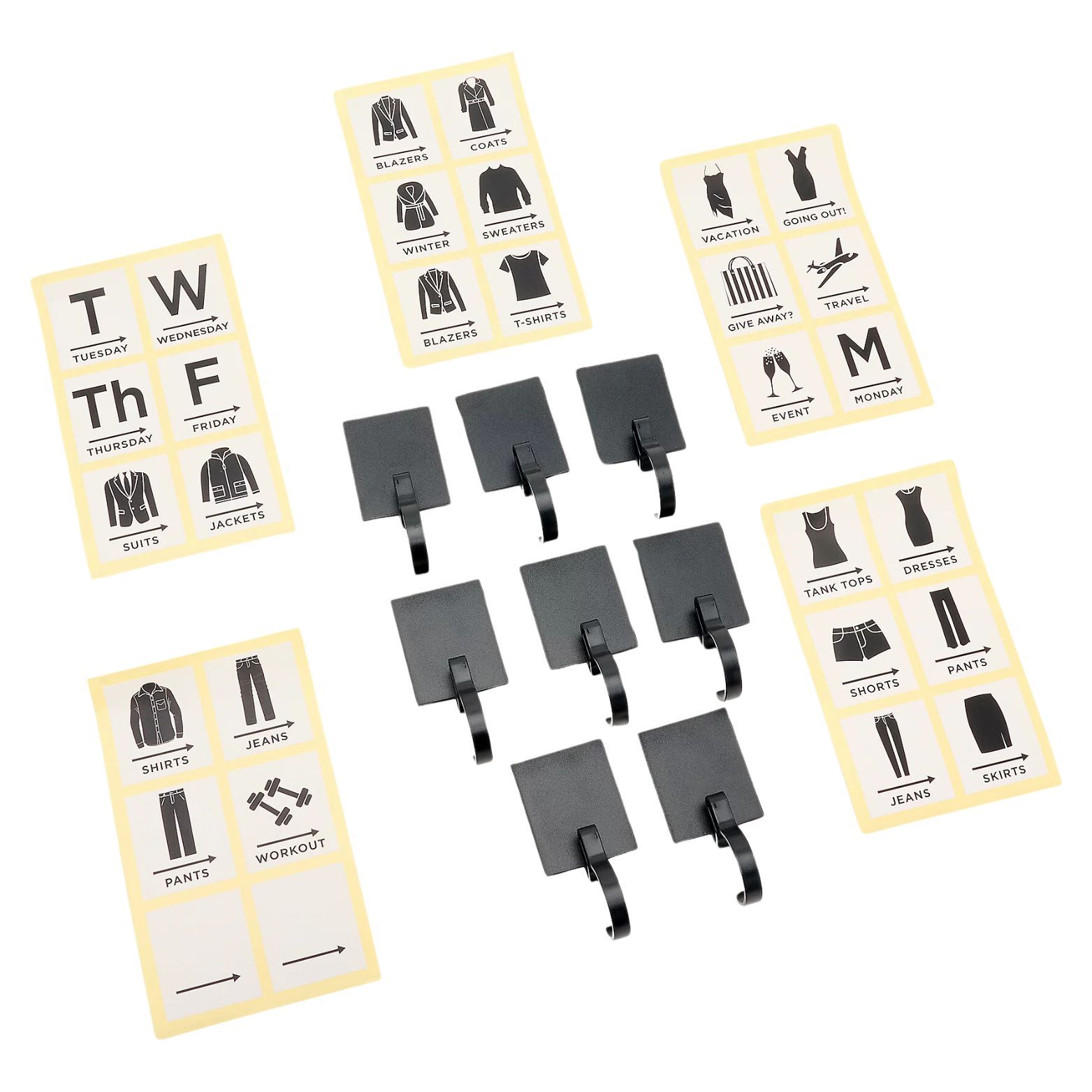 This Closet Labeling System Lets You Organize Your Outfits | Livingetc