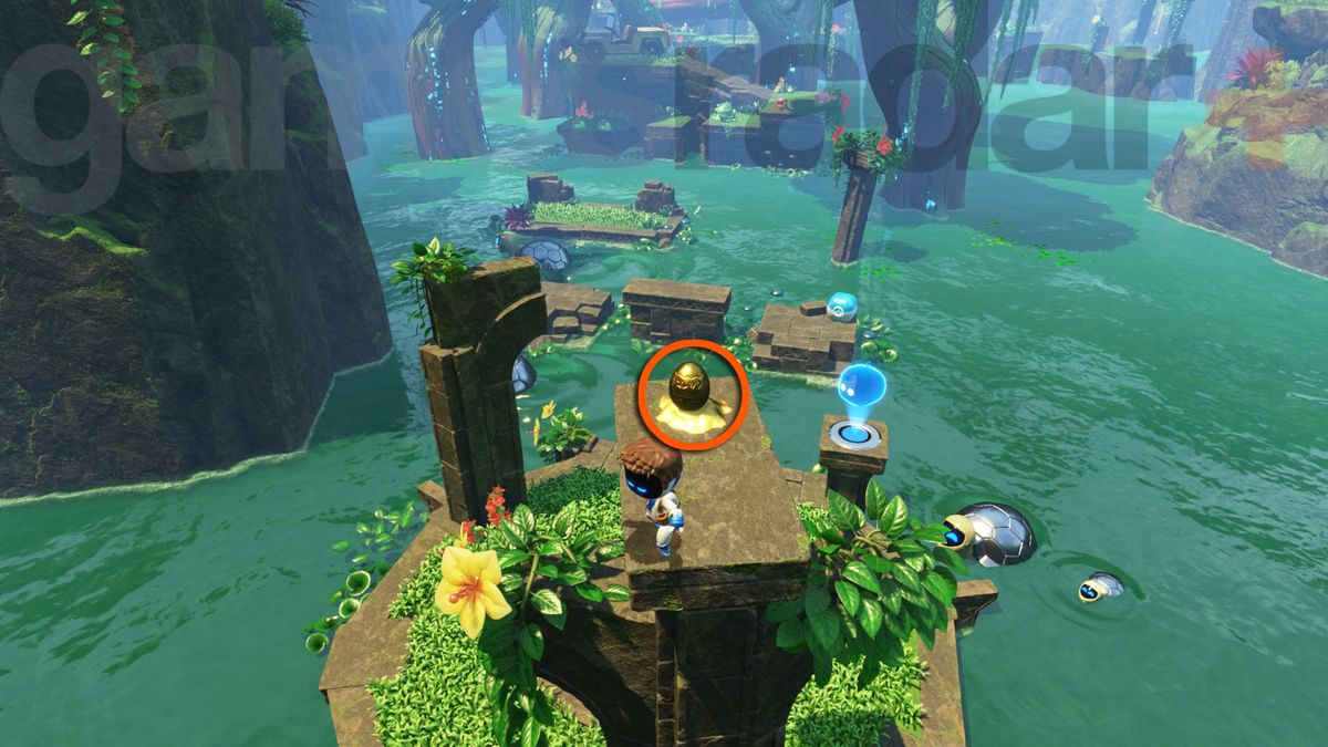 Where to find all three Astro Bot Dude Raiding egg artefacts | GamesRadar+