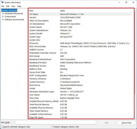 How to check complete hardware specifications on Windows 11 | Windows ...