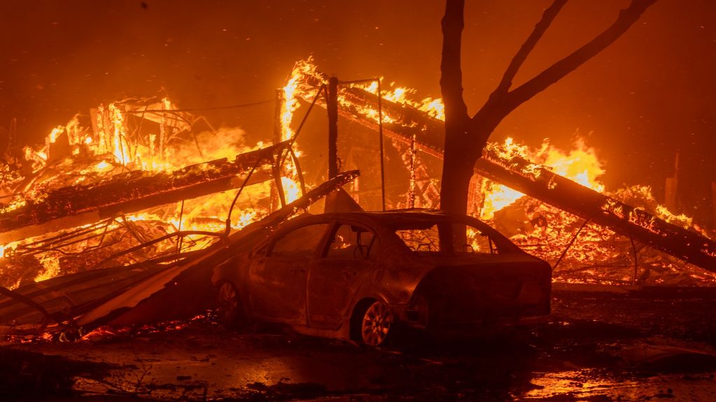 Satellites watch as LA wildfires burn out of control in California ...