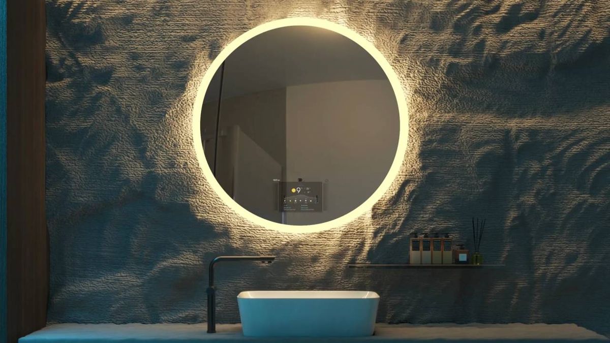 This smart mirror uses AI to read your mood, offer affirmations and ...