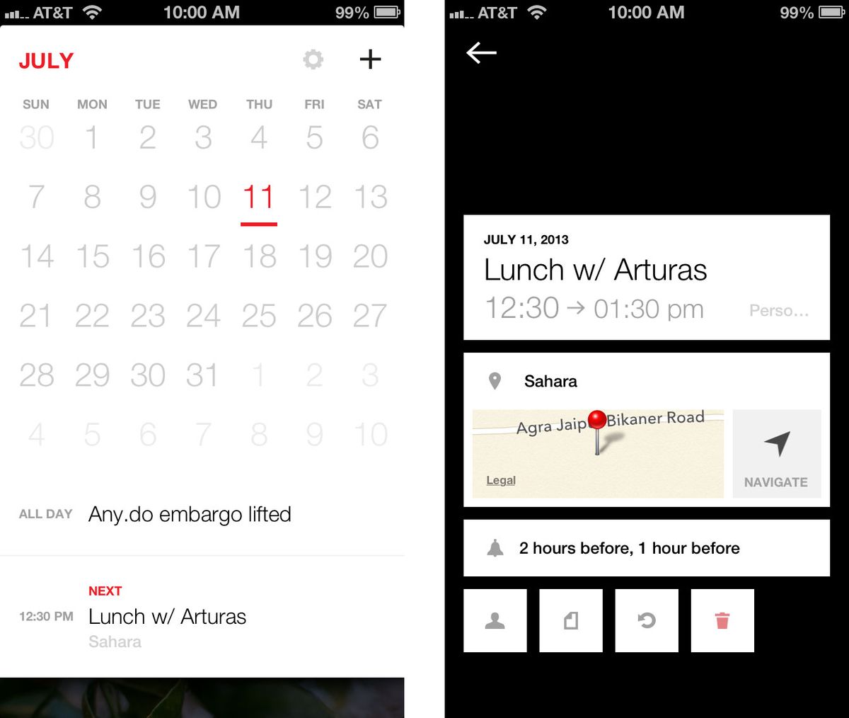 Any.Do Cal for iPhone review: Want an iOS 7 calendar experience now ...