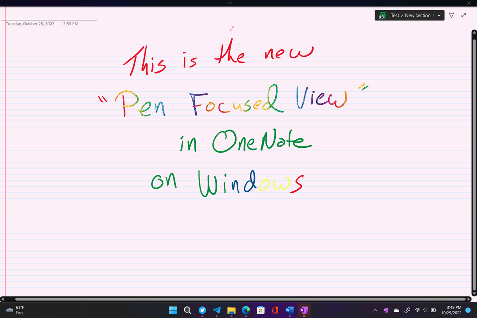 OneNote’s new ‘Pen Focused View’ now rolling out to Insiders, gets a ...