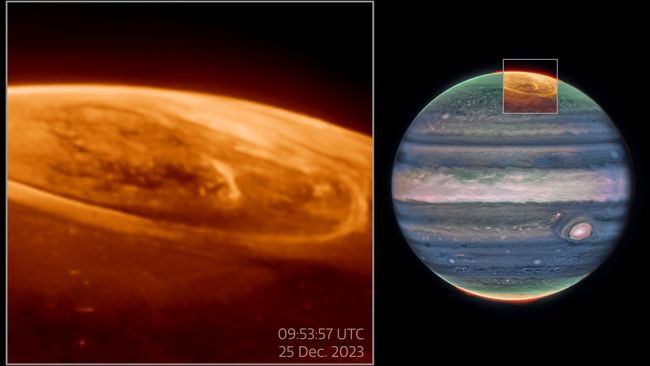 James Webb Space Telescope captures stunning images of bright auroras on Jupiter (video) | Space