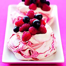 Pink Marbled Berry Meringue | Woman & Home