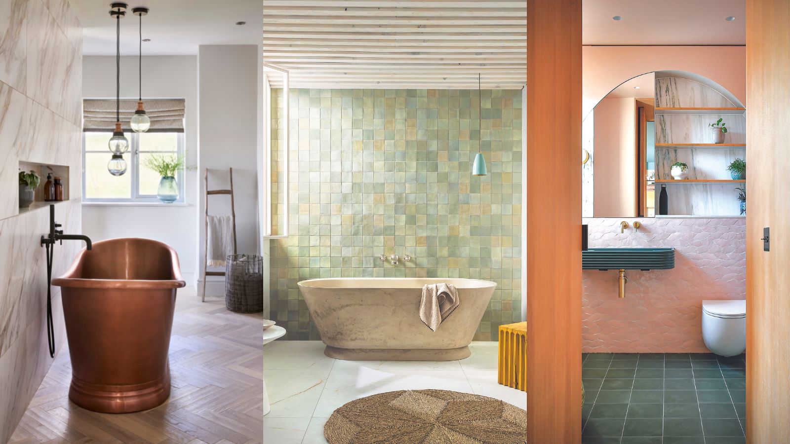 Textured bathroom wall ideas: 10 imaginative treatments