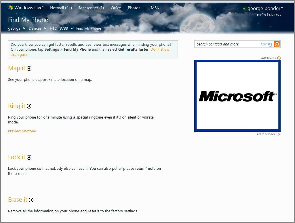 Finding my phone with Windows Phone 7 | Windows Central