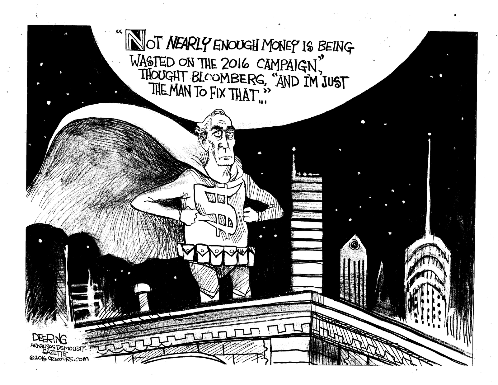 Political Cartoon U.S. Bloomberg 2016 | The Week