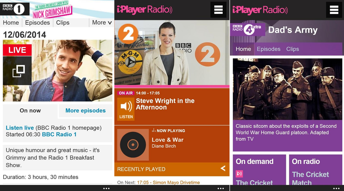 Official BBC iPlayer Radio app now finally available for Windows Phone ...