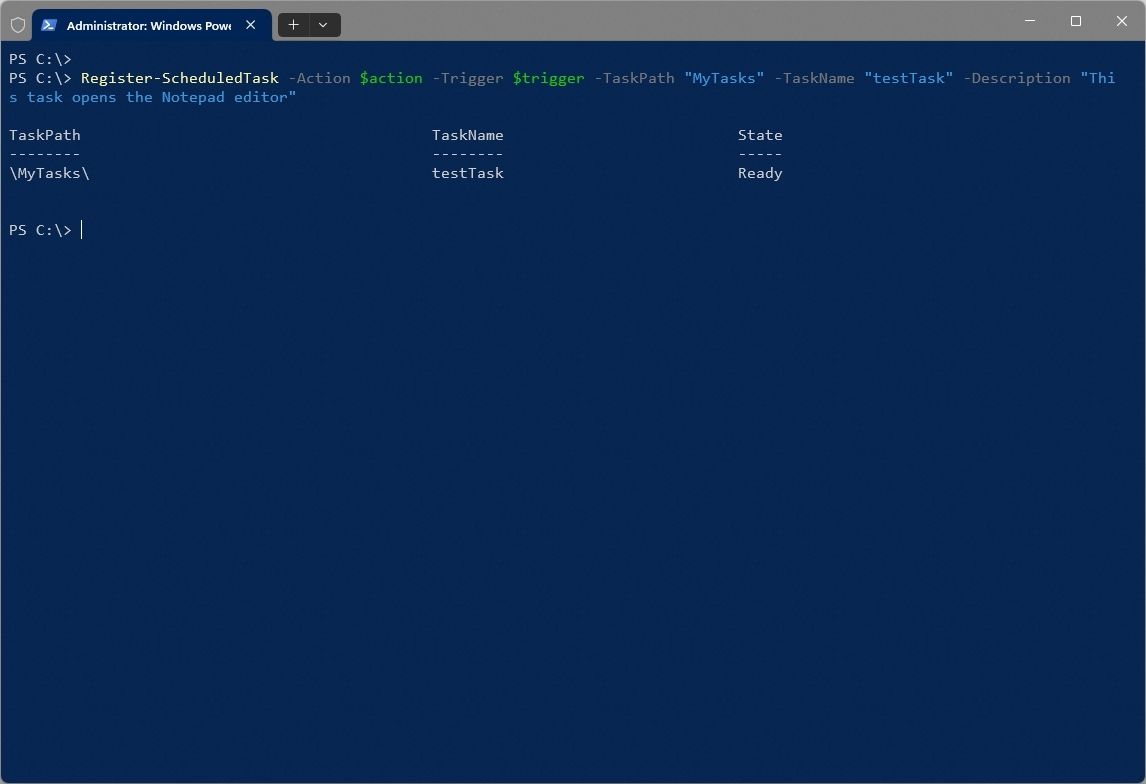How to create scheduled tasks with PowerShell on Windows 10 | Windows ...