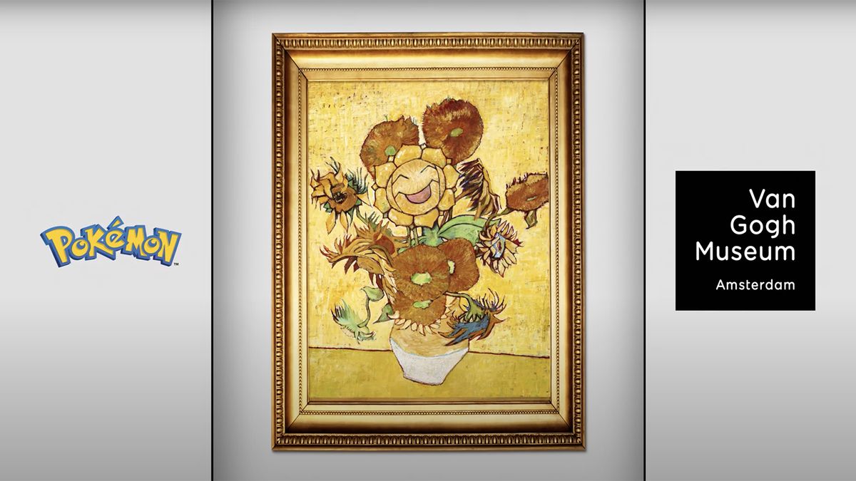 I don't know what the Pokémon x Van Gogh collab is, but I love it ...