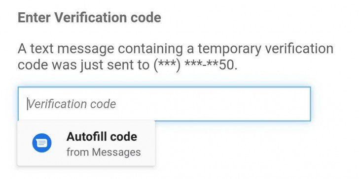 Google tests a new autofill feature for SMS 2FA codes | Android Central