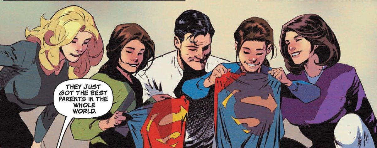 Action Comics scribe says writing Superman as a dad is "almost too easy ...