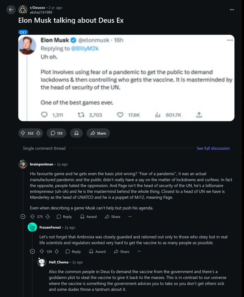 Elon Musk's latest gaming take is ruthlessly mocked by Bioshock fans ...