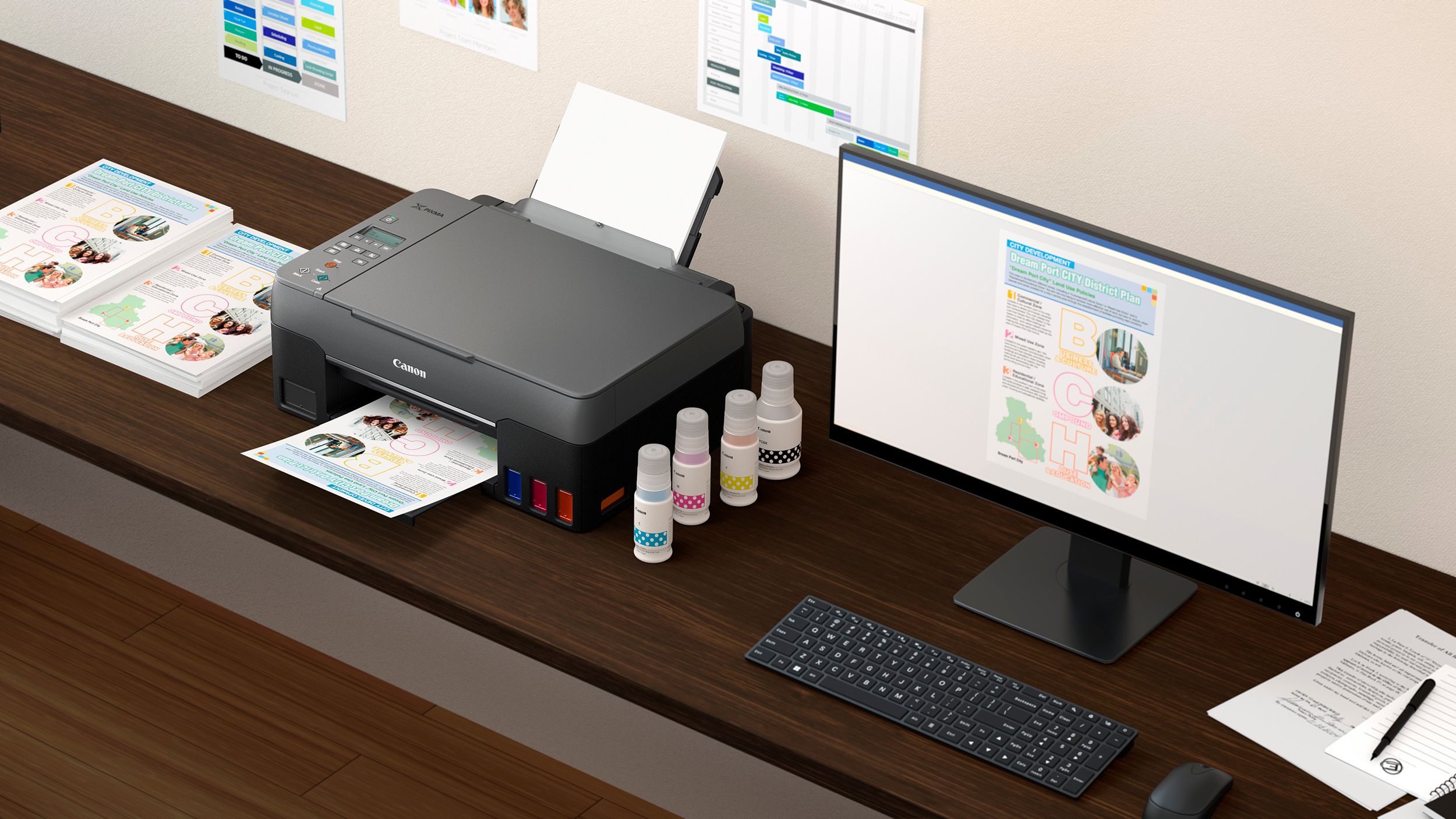 Canon's new Pixma G-Series MegaTank printers take on the home office ...