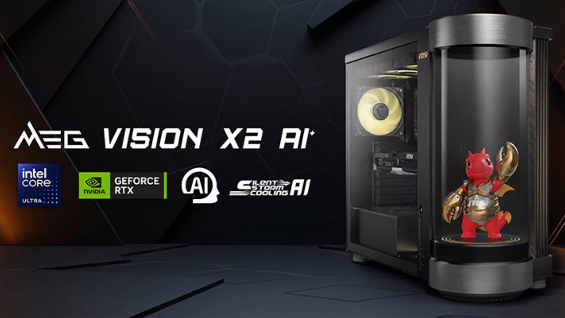 MSI announces the MEG Vision X2 AI Plus, a gaming desktop with an AI ...