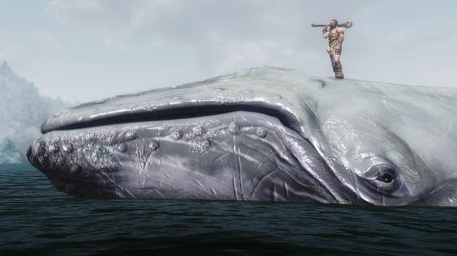 Add whales and other sea creatures to Skyrim with the Sea of Spirits ...