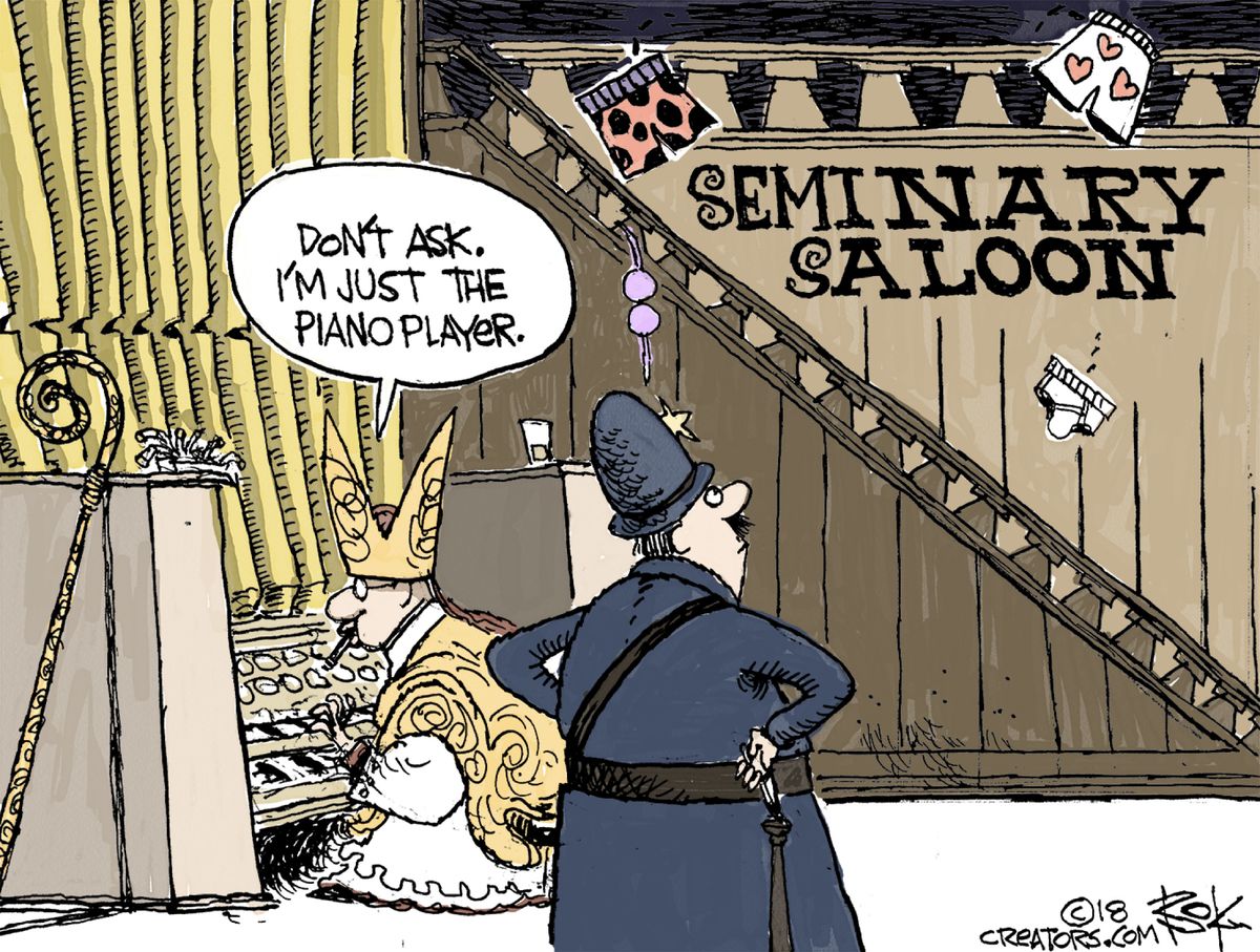 Editorial cartoon U.S. Catholic sex abuse scandal | The Week