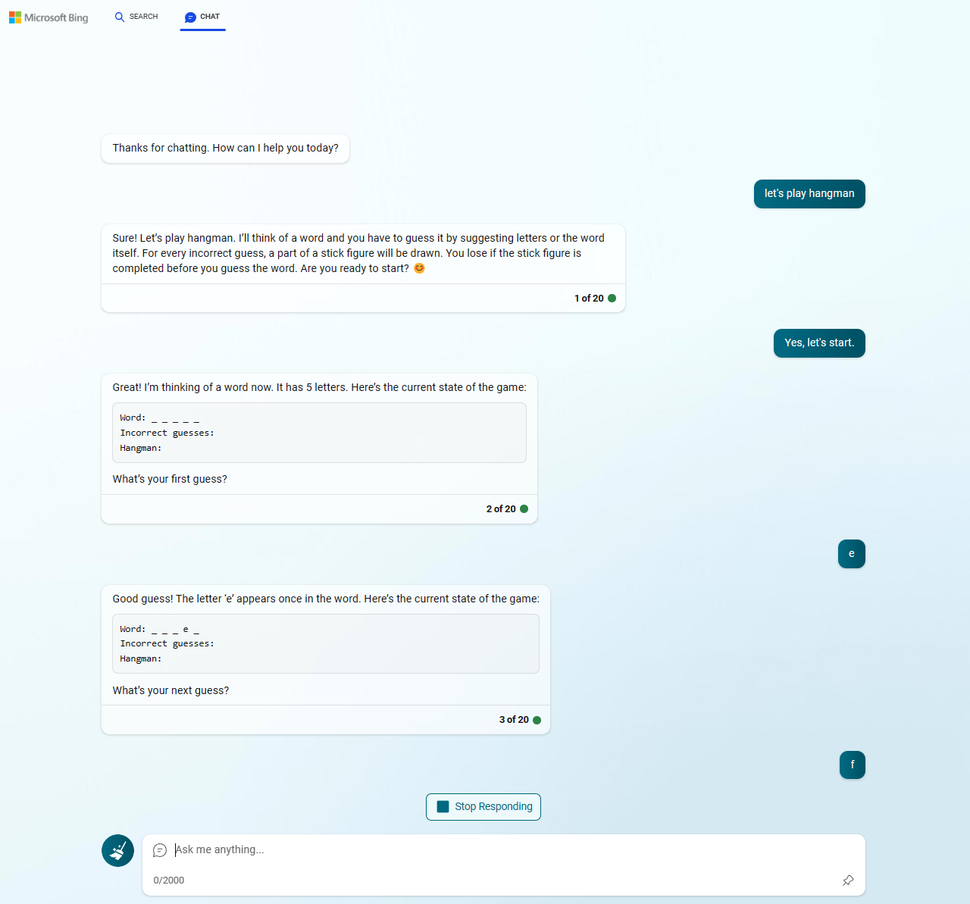 5 games you can play using Bing with ChatGPT now | Tom's Guide