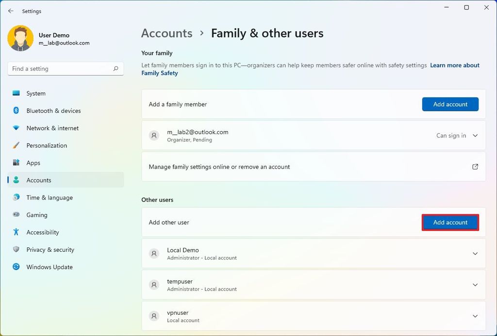 How to use local admin account to fix problems on Windows 11 | Windows ...
