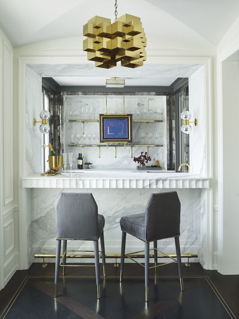 7 Home Bar Lighting Ideas to Give Your Space a Glow Up | Livingetc