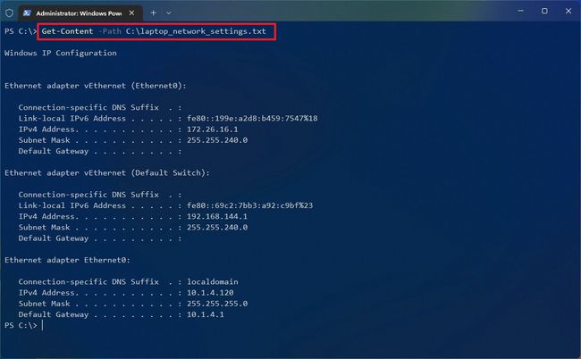 How To Save Command Output To File Using Command Prompt Or Powershell Windows Central